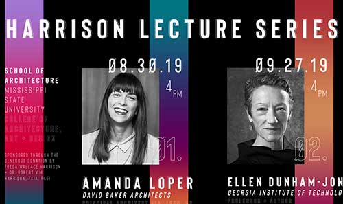 Harrison Lecture Series - Fall 2019 | College of Architecture, Art, and Design